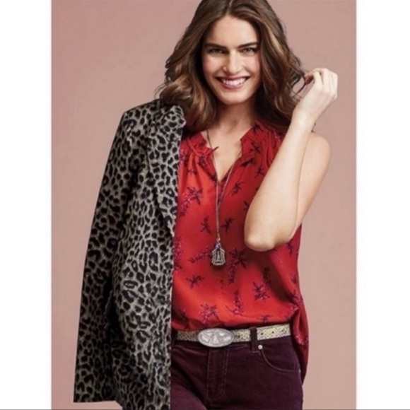 CAbi | Tops | Cabi 5222 Sketchbook Floral Sleeveless Top | Poshmark